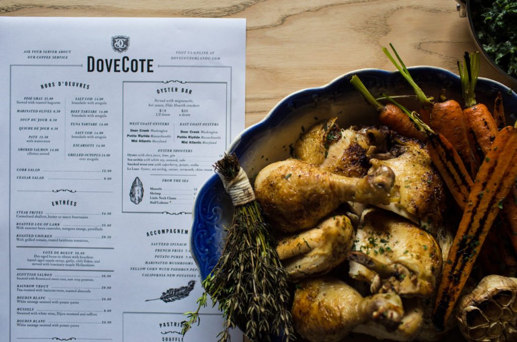 Take a peek at the DoveCote menu - Bungalower