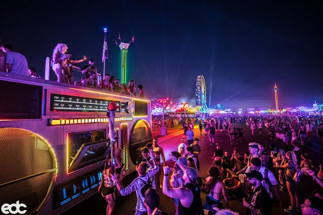 EDC Boombox Art Car 705x470 - Bungalower